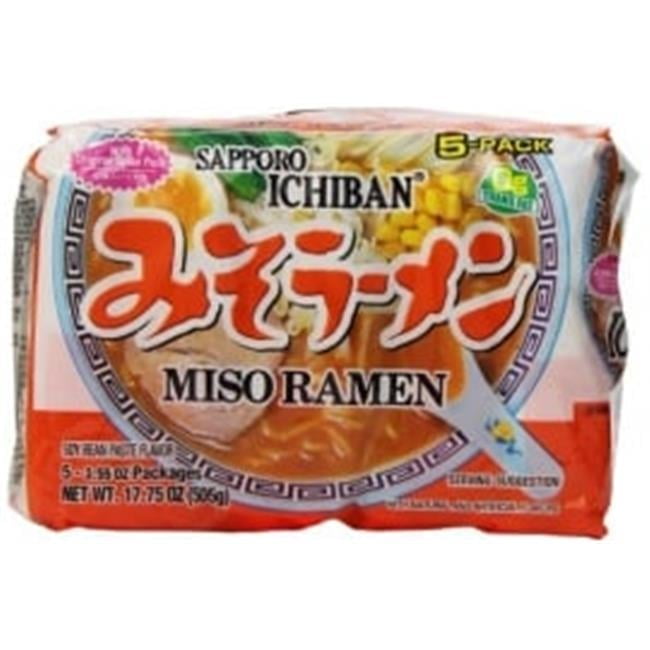 17.5 oz Miso Ramen Noodles - Pack of 6 - Walmart.com
