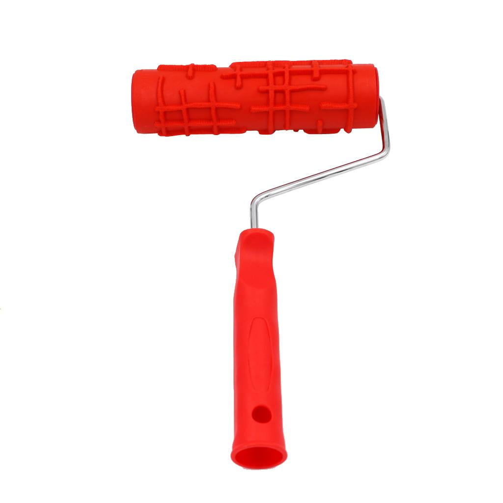 17.5cm Embossed Paint Roller Painting Brush Sleeve With Wall Texture ...