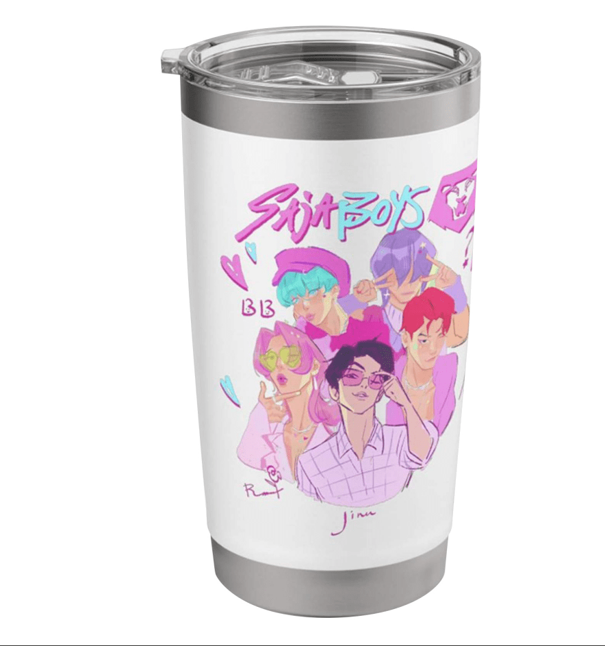 17.5cm K - pop Demon Hunters Stainless Steel Insulated Tumbler Huntrix - Themed Drinkware for K ...