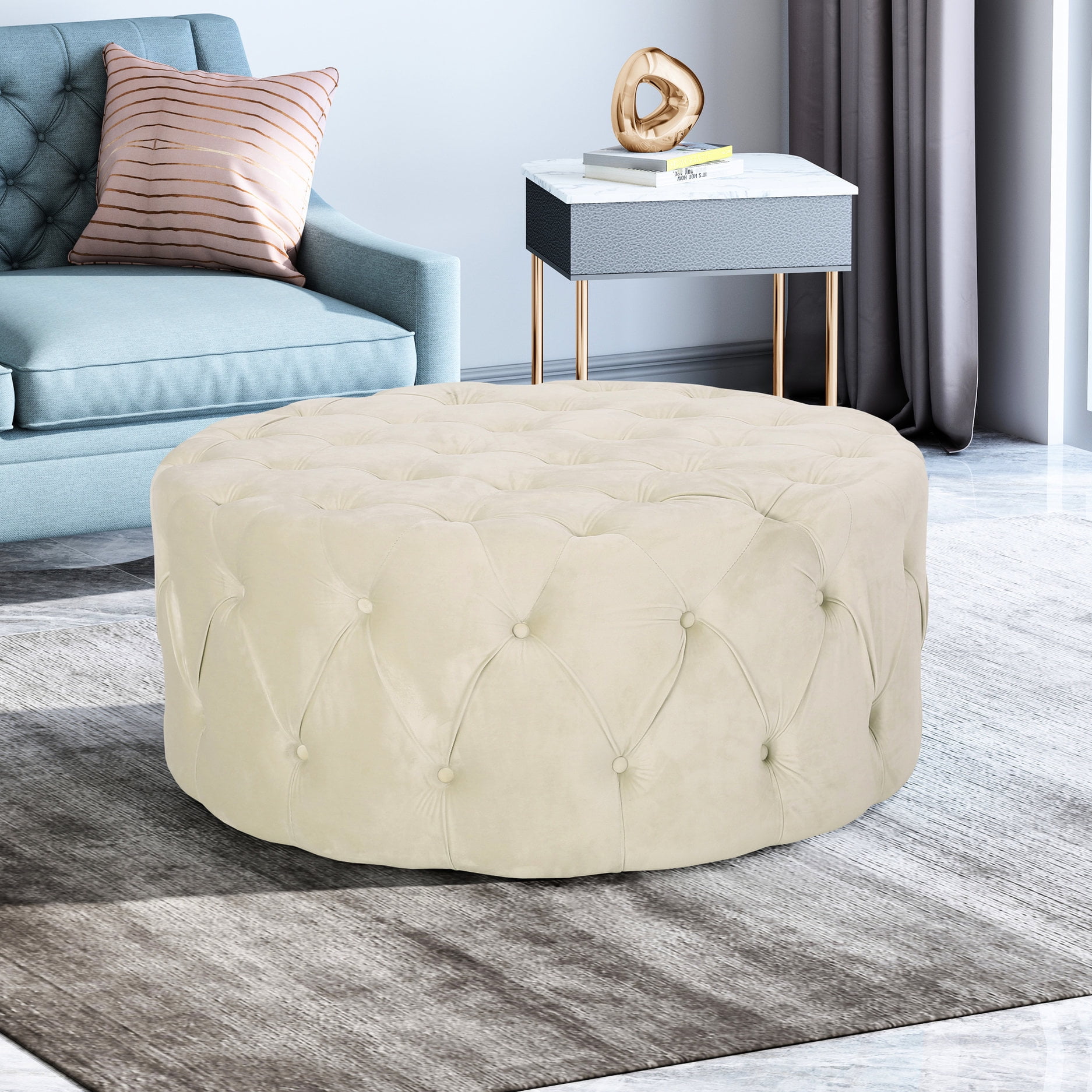 17.5in High Ottoman+Soft Surface" - "Children Playing/Game Time+Safe ...