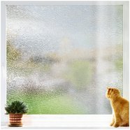 VEELIKE 15.7'' x 118'' Frosted Window Privacy Film Blackout Static ...