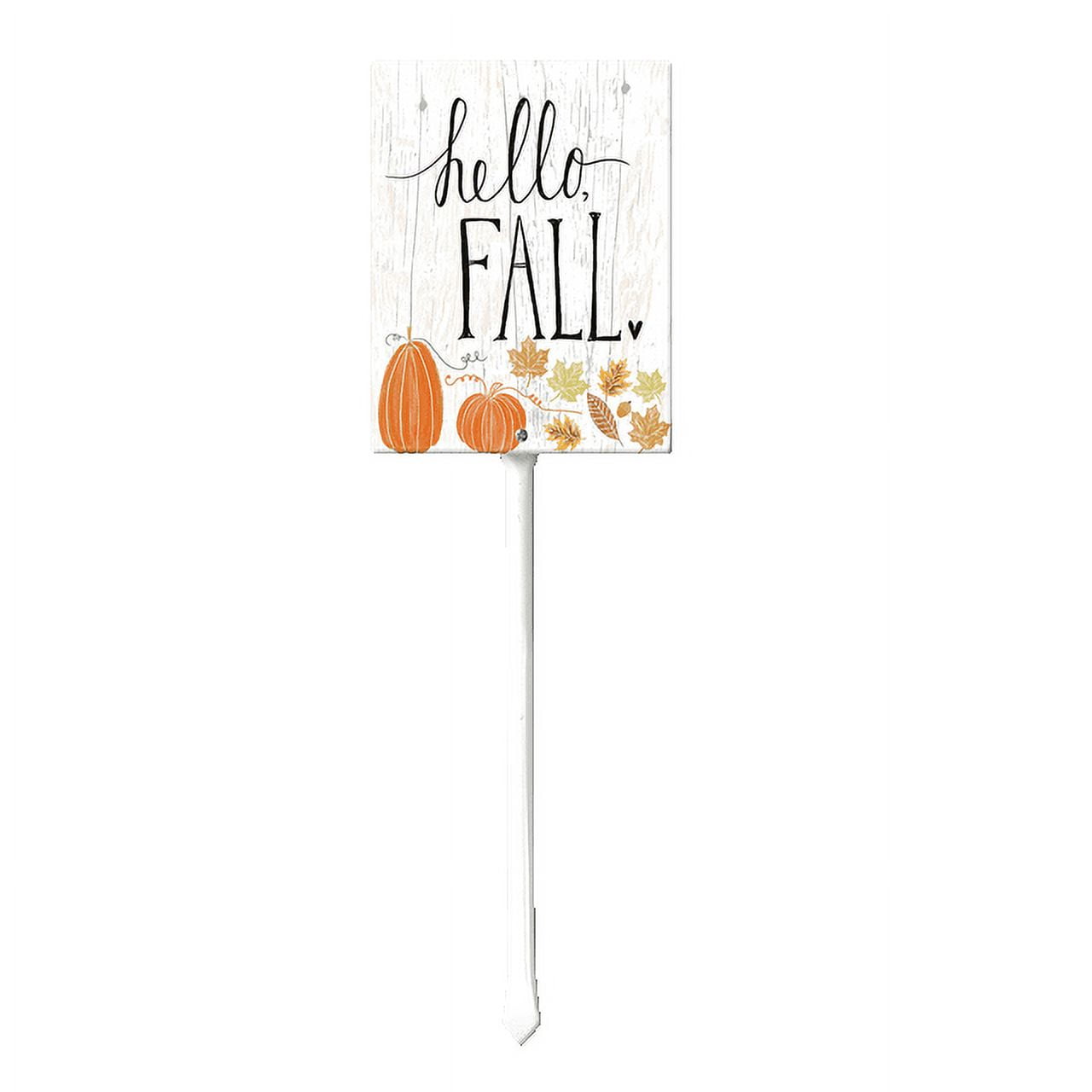17.6" Aluminum Yard Stake Outdoor Fall Decor Rustic Garden Stake Autumn ...
