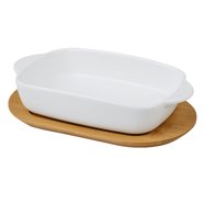 Kook 4-Pc Mini Cocotte Casserole Dish with Lid Stoneware Kitchen Set ...