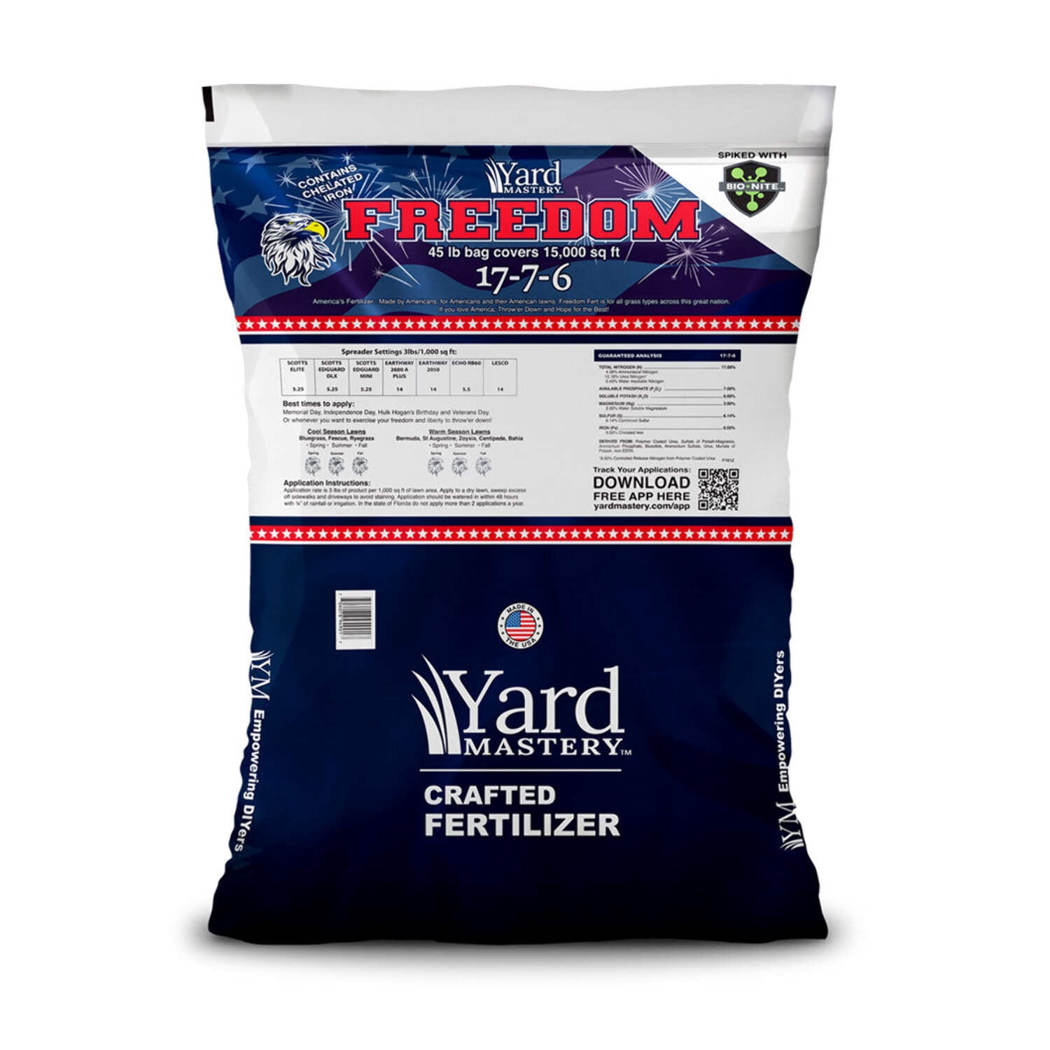 17-7-6 FREEDOM Fertilizer - Granular Lawn Fertilizer | Yard Mastery ...