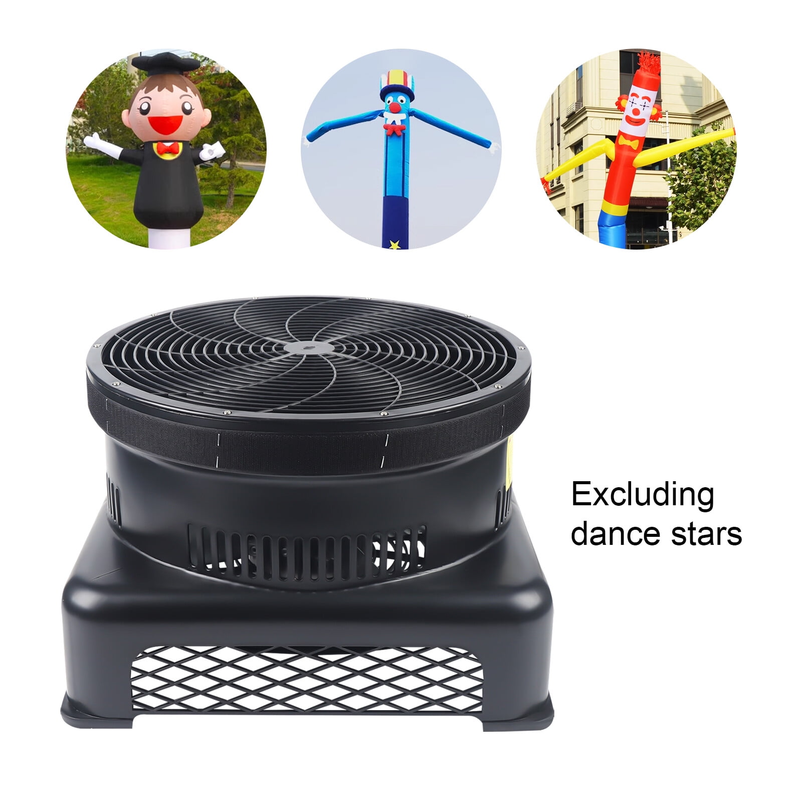 17.7" Air Blower Fan Fit Inflatable Wind Dancer Tube Man Fly Guy Sky ...