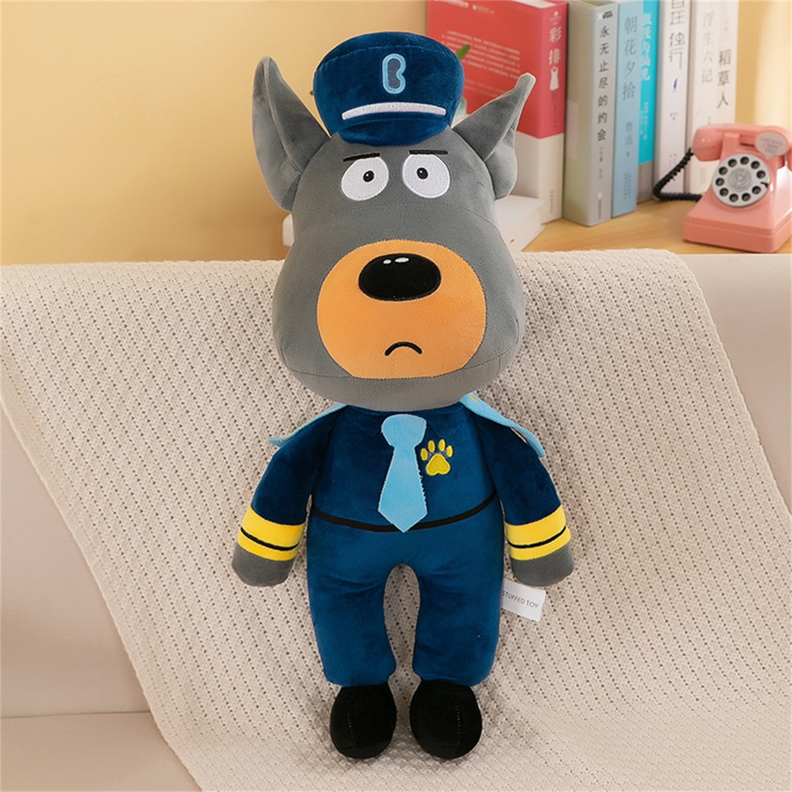 17.7-In Labrador Sheriff Plush Doll & Cute and Fun Plush Toy & Birthday ...