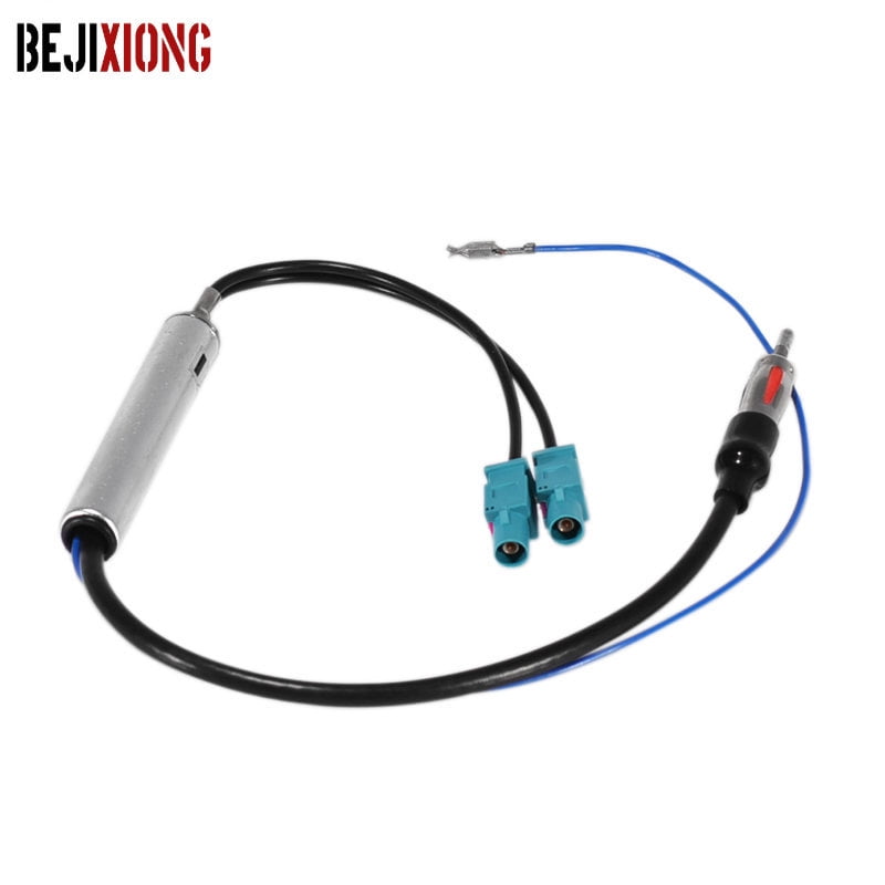 17.7 Inch Radio Adaptor Antenna Audio Cable Male Dual Fakra - Din ...