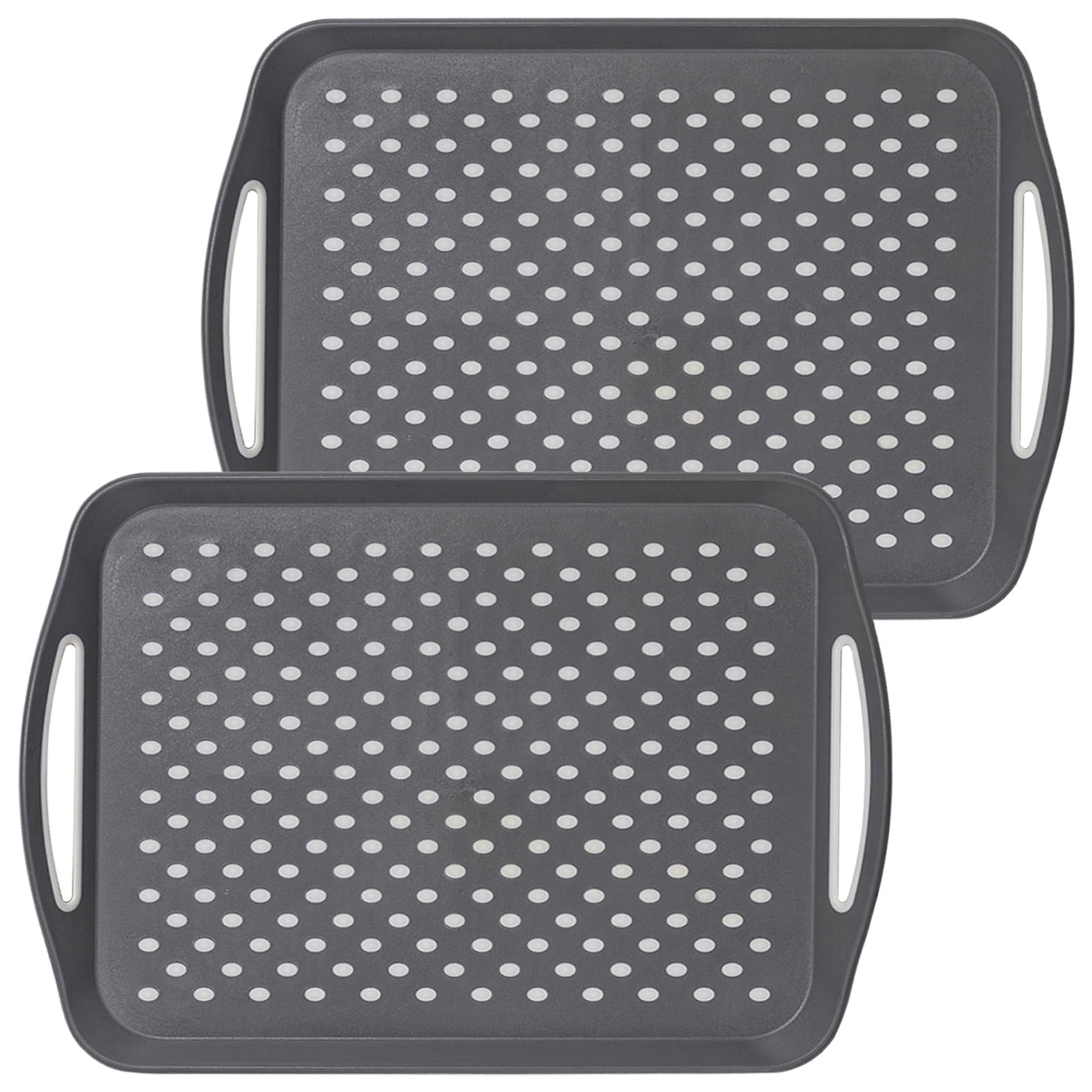 "2 Pcs X-Large Anti-Slip Snacking Tray for Bed & Portable Dinner ...