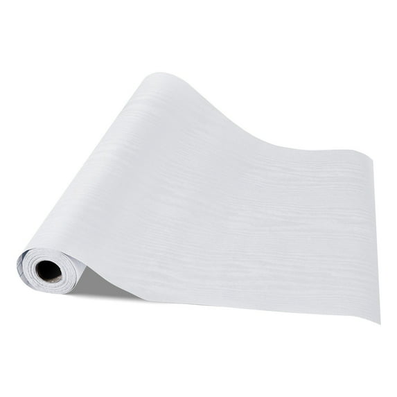 17.7 x 393.7 Inch White Waterproof Peel and Stick Wallpaper - Self ...
