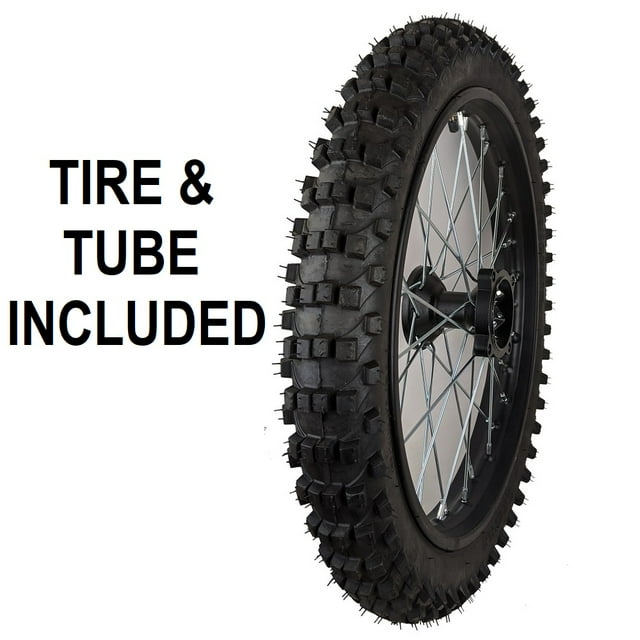17" 70/100-17 Front Wheel Tire & Rim Assembly For Dirt Pit Bike 125cc ...