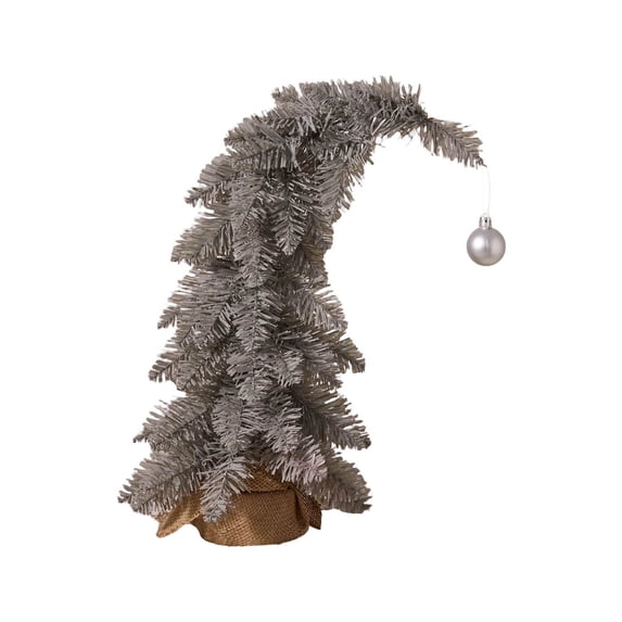 17.72in Mini Snow Spray Christmas Tree – Pointed Desktop Decoration ...