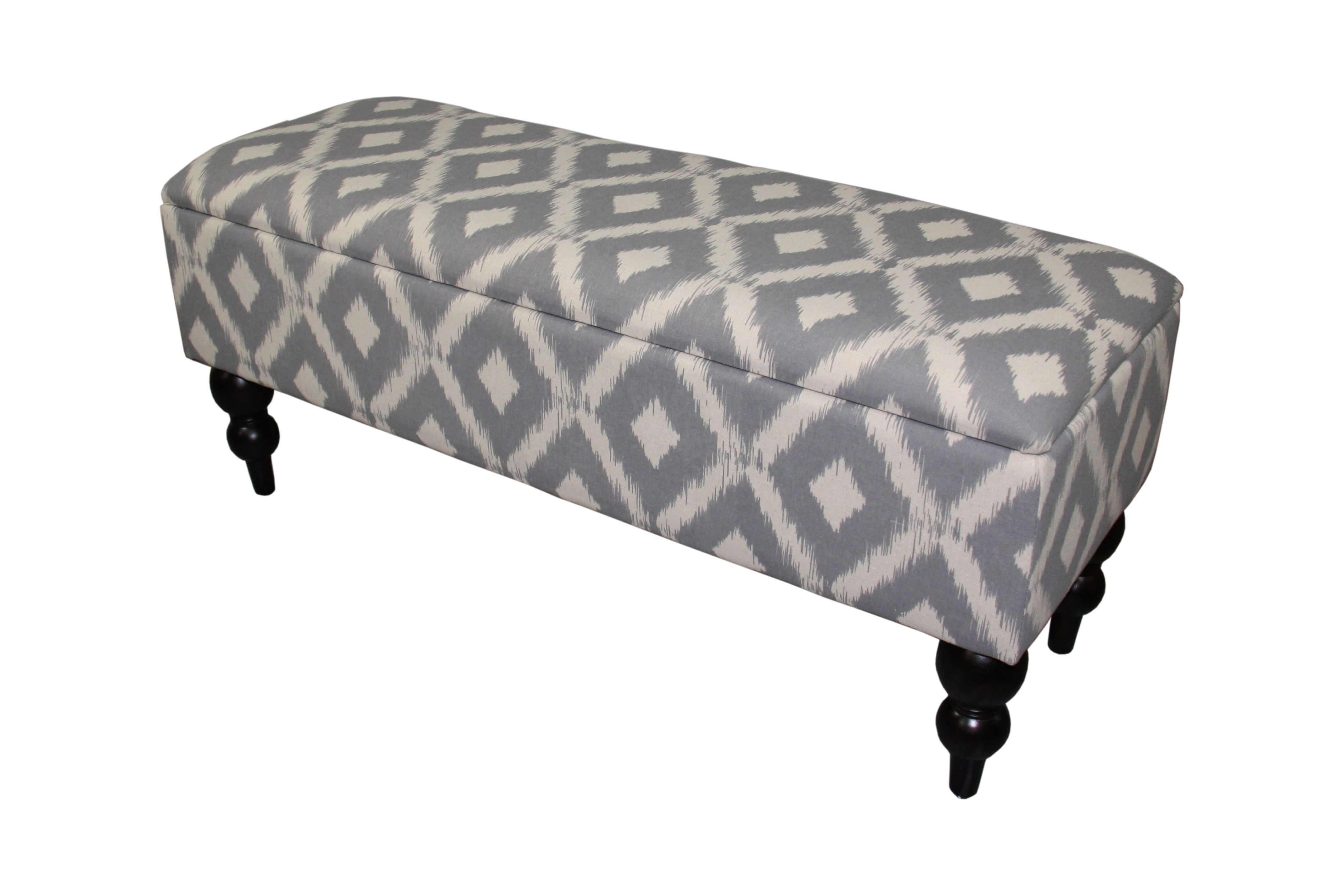 17.75 Tall Storage Bench with Safari Print Design - Walmart.com