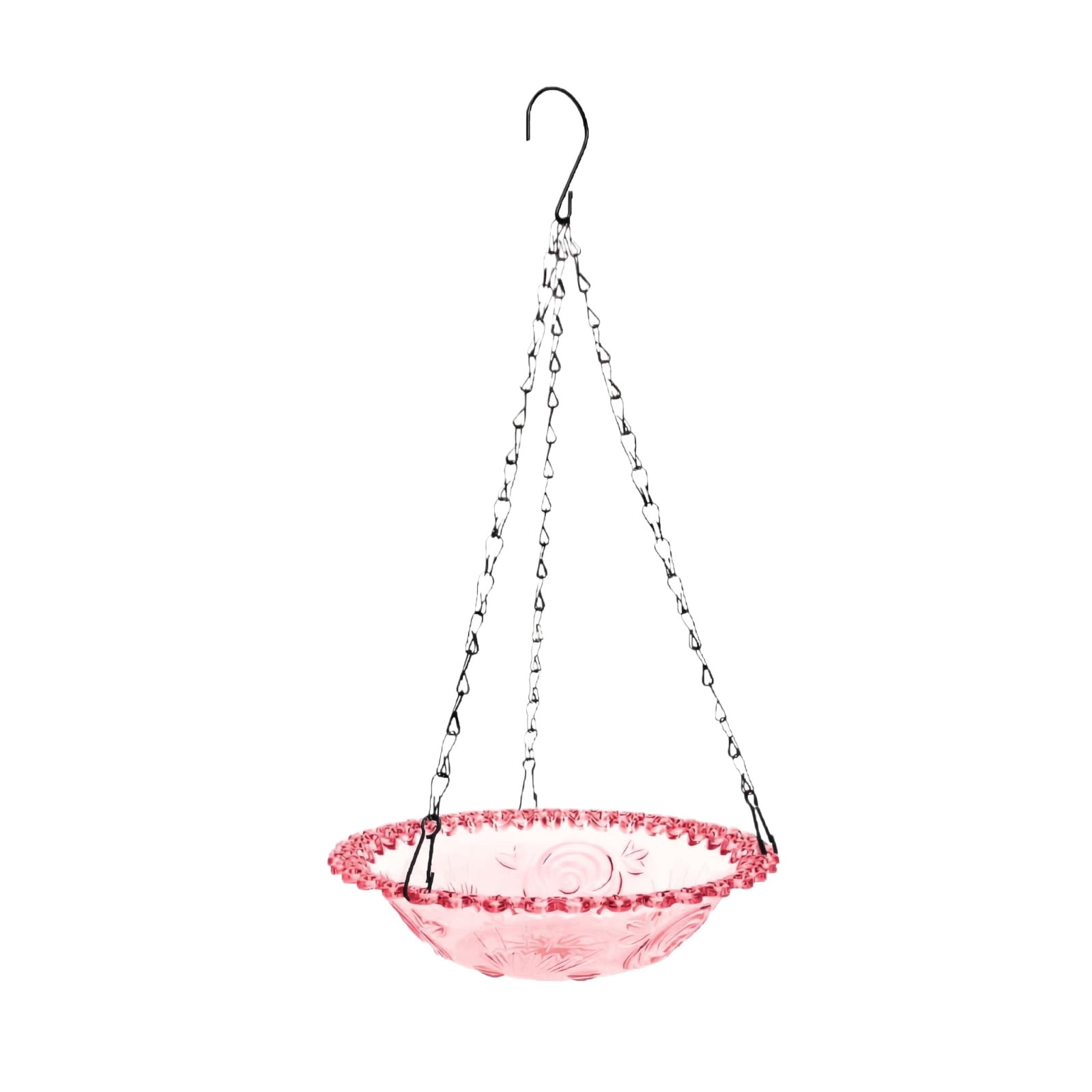 17.7IN Hanging Bird Feeder for Outside, Decorative Bird Bath for Garden ...