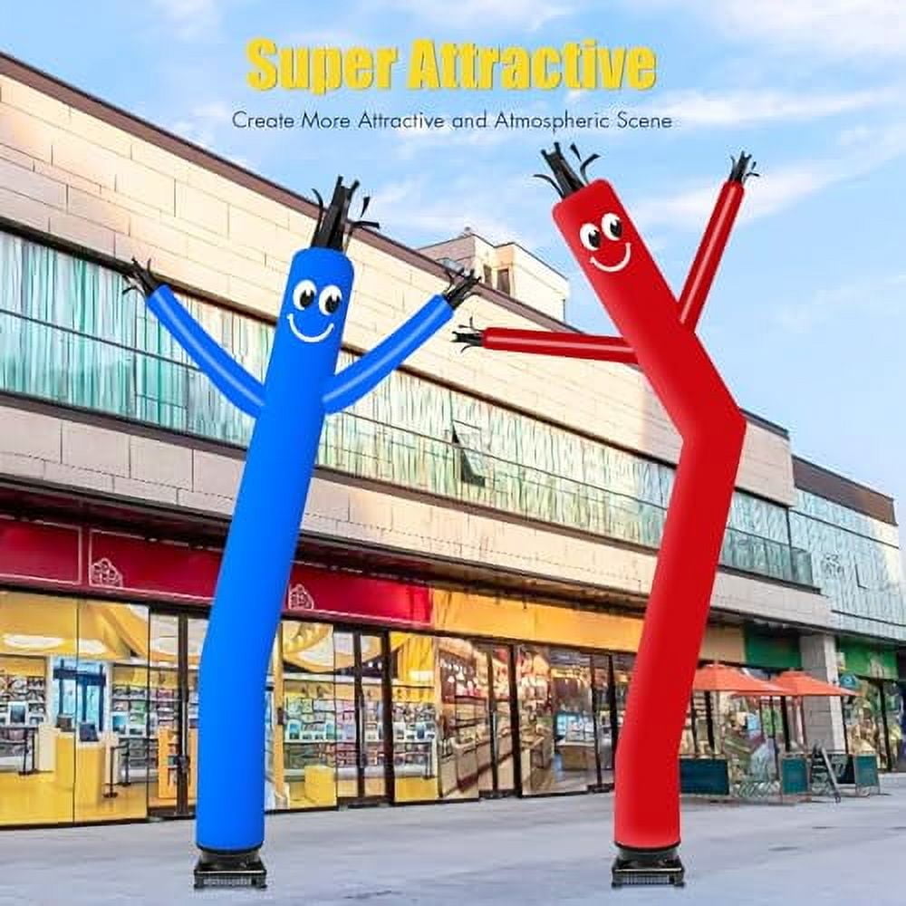 17.7in Inflatable Fly Guy Air Blower Fan Dancer Wind Tube Man Puppet ...