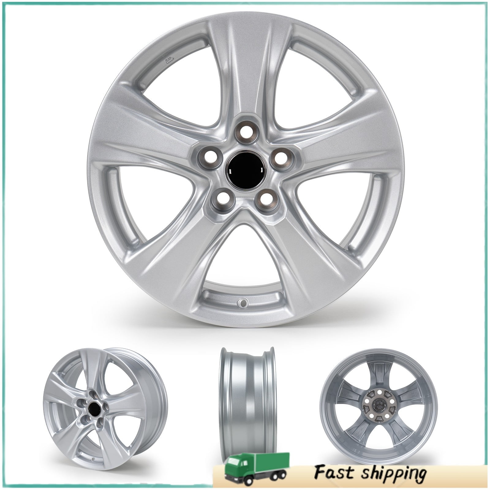 17'' Alloy Replacement Wheel Rim for 2019 2020 2021 2022 2023 Toyota ...