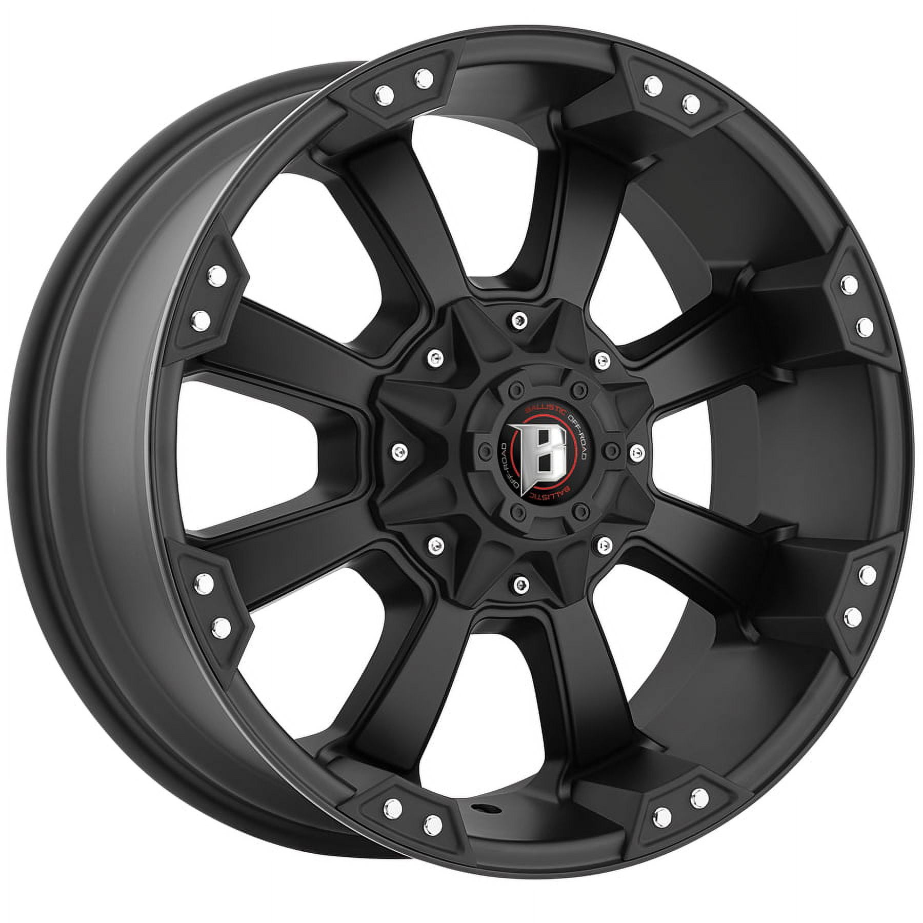 17" Black 845 Morax Wheel by Ballistic Wheels 845790060-12FB - Walmart.com