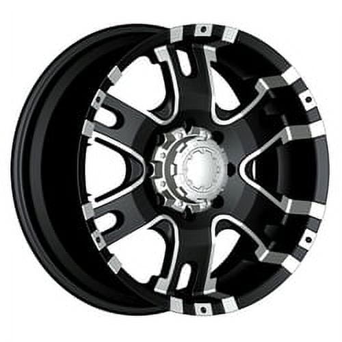 17" Black With Diamond Cut Accents Baron 201/202 Wheel by Ultra Wheel ...