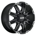17" Black With Diamond Cut Accents Phantom 225 Wheel by Ultra Wheel 225 ...
