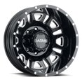 17" Black With Natural Accents Hunter Dually 003 Wheel by Ultra Wheel ...