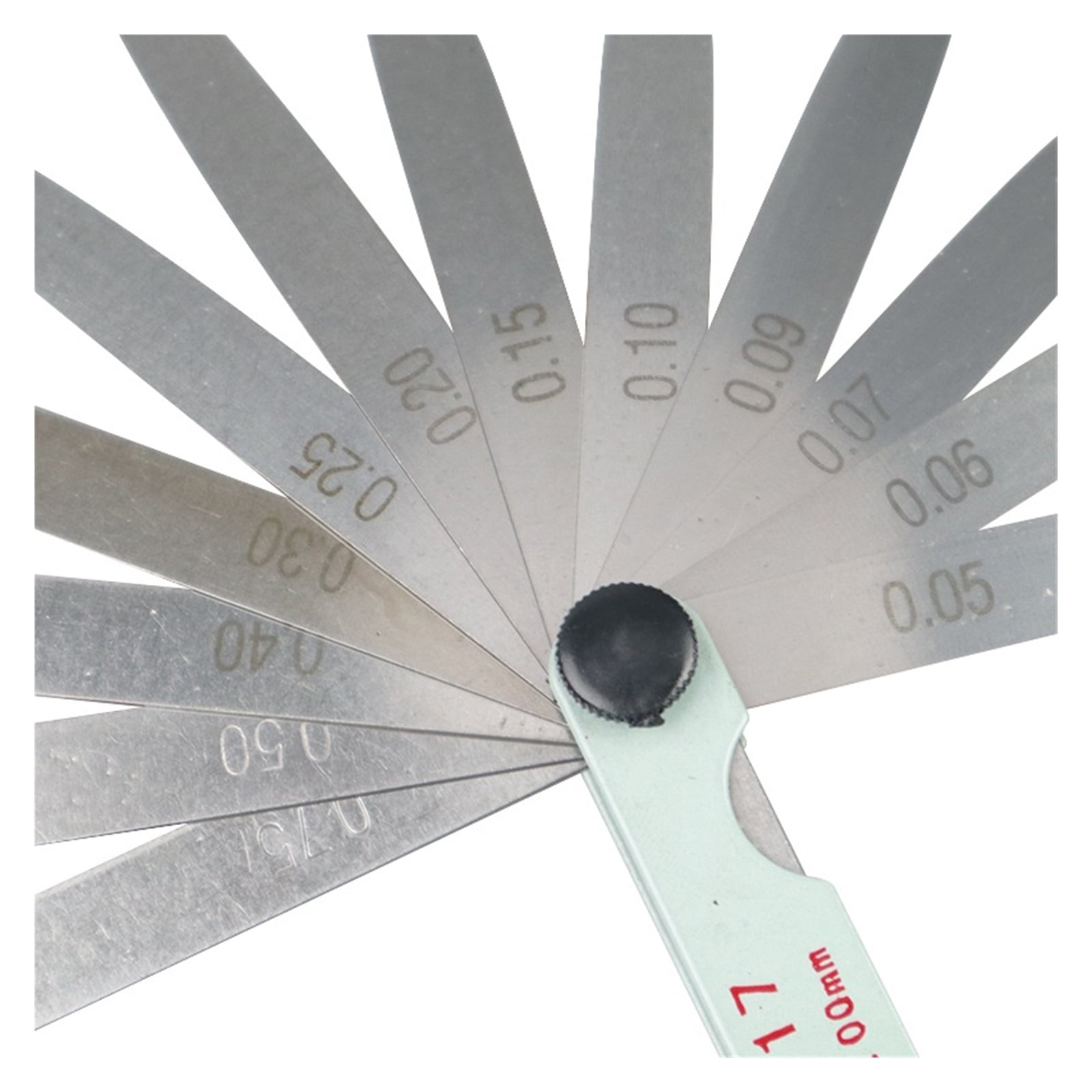 17 Blades Feeler Gauge Thickness Gauges Measurment Tool Gap Wedge For ...