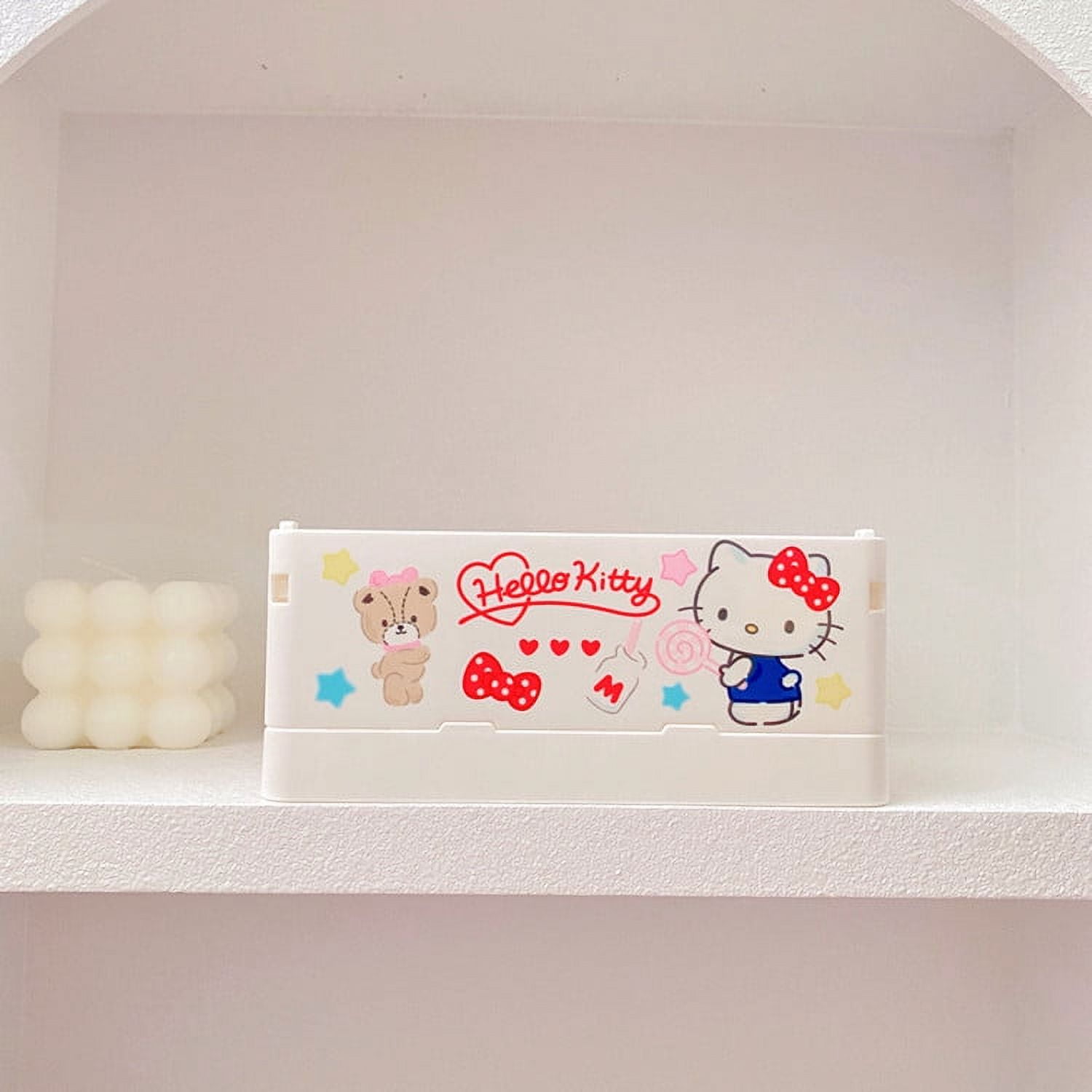 17 Cm Sanrioed Storage Box Foldable Kawaii Kuromi Melody Cinnamoroll ...