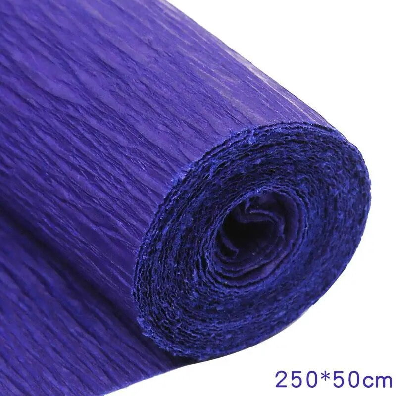 17 Colors 250x50cm Colored Crepe Paper Roll Origami Crinkled Crepe ...
