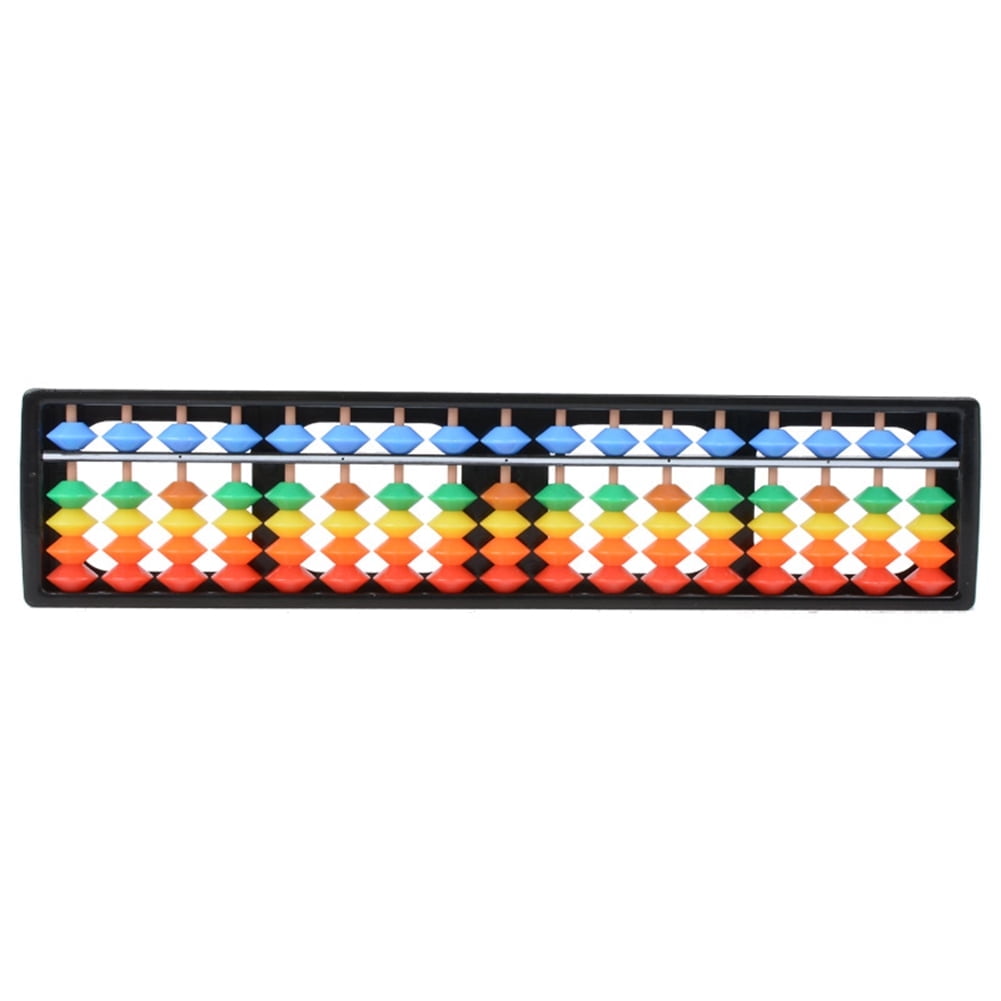 17 Column Plastic Abacus With Colorful Beads Children Math Arithmetic ...