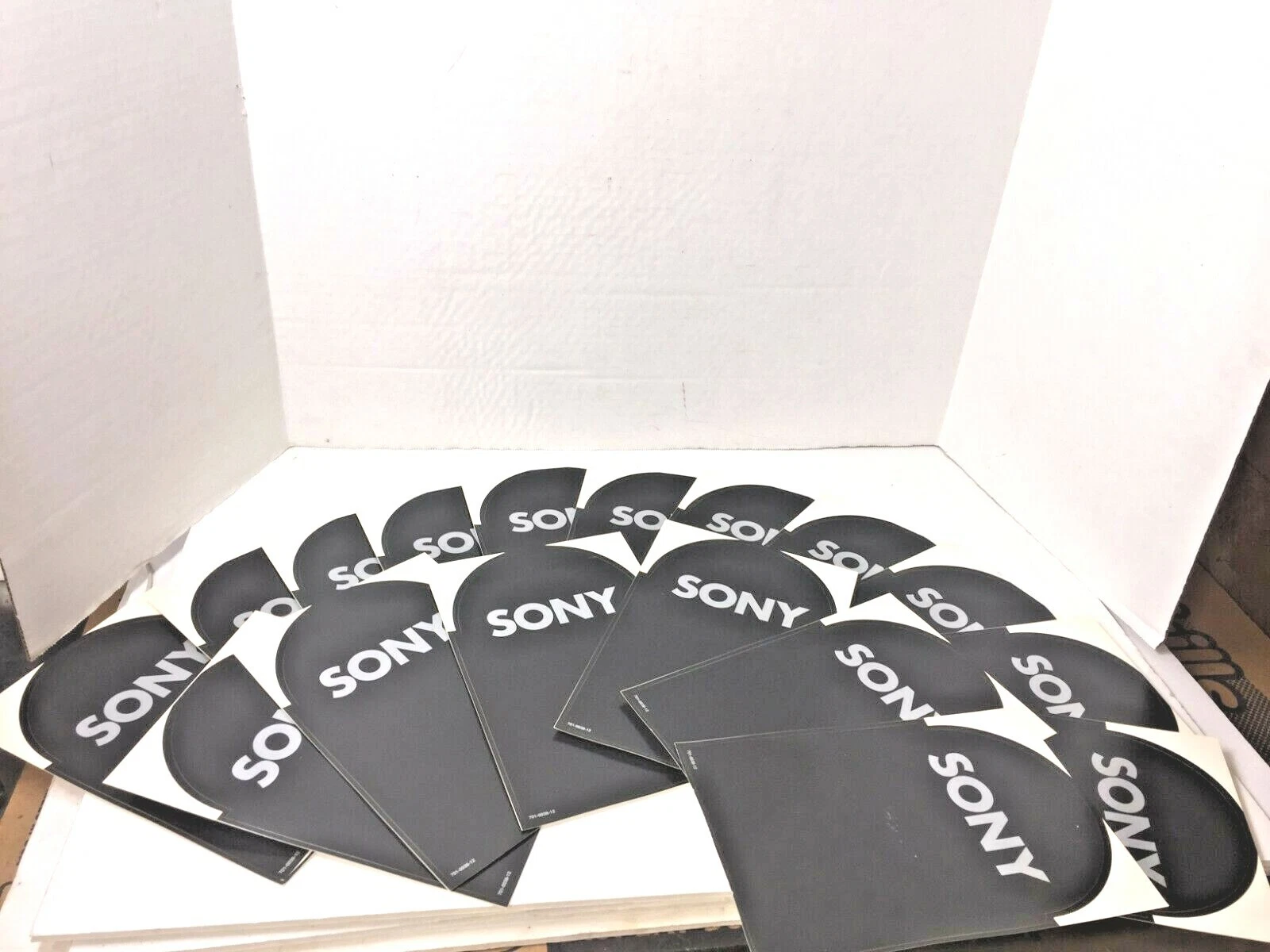17 Ct Sony Discman Sticker Labels Cover Graphics Branding Vintage ...