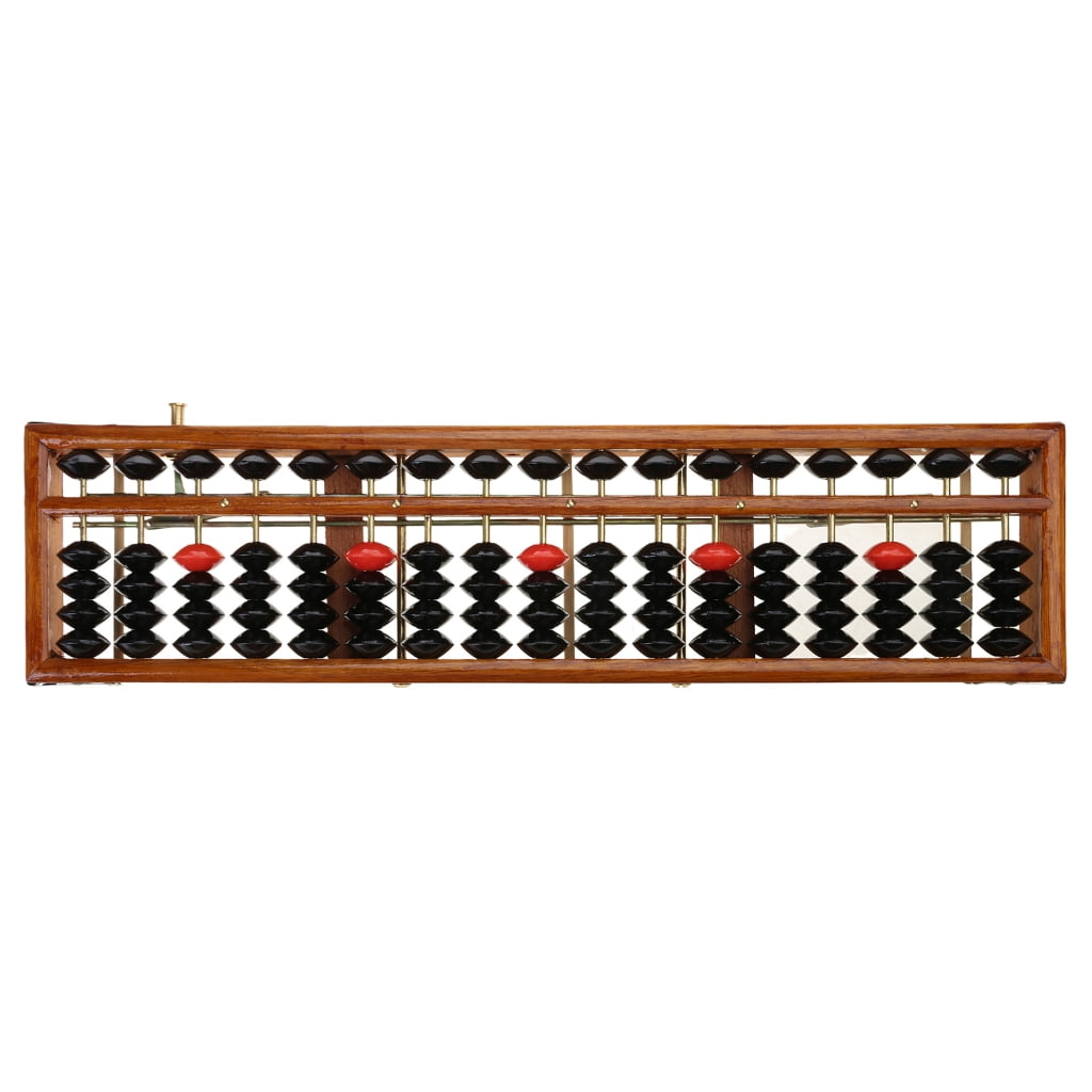17 Digits Wooden Soroban Standard Abacus Chinese Calculator Counting ...