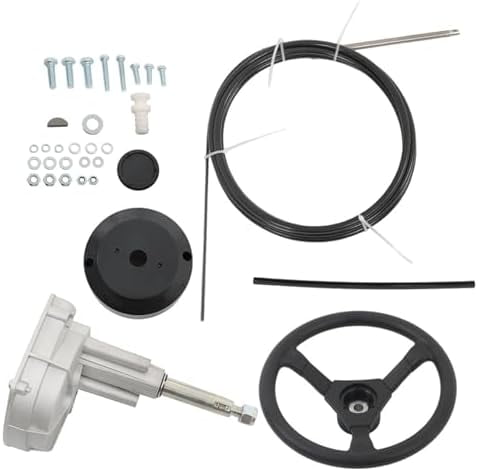17 Feet Boat Rotary Steering System Outboard Kit Replacement for Yamaha ...