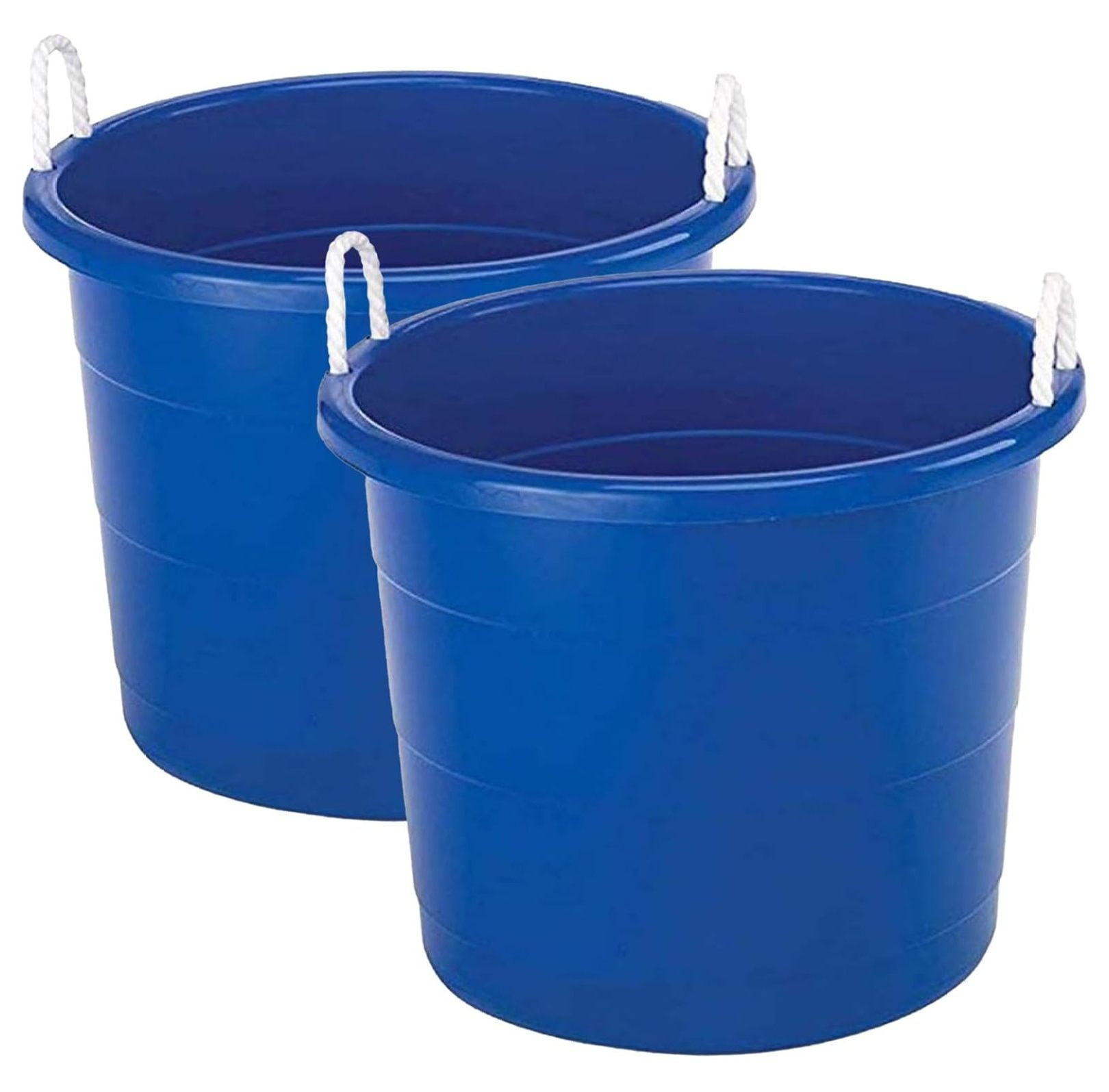 17 Gallon Plastic Multipurpose Utility Storage Bucket Tub with Strong ...