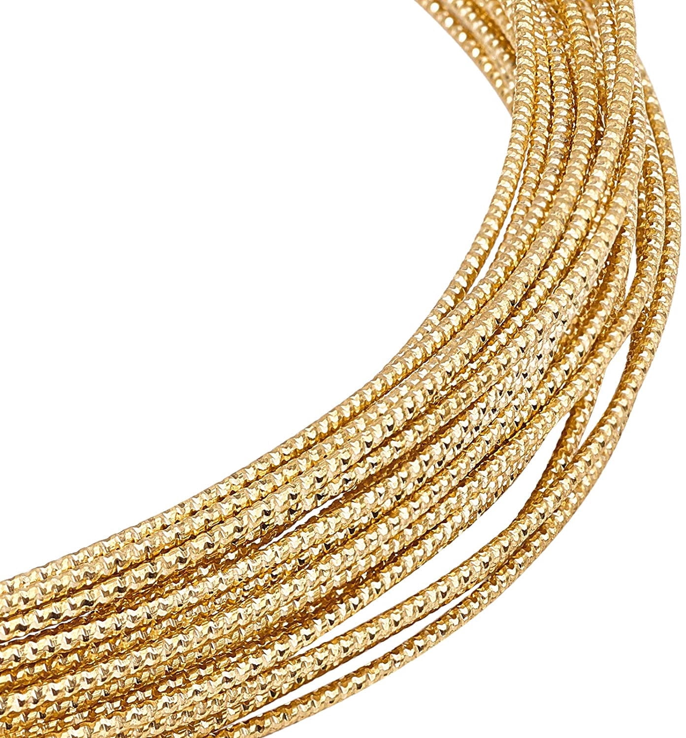 17 Gauge 33 Feet Engraved Twist Gold Wire Textured Copper Wire for ...