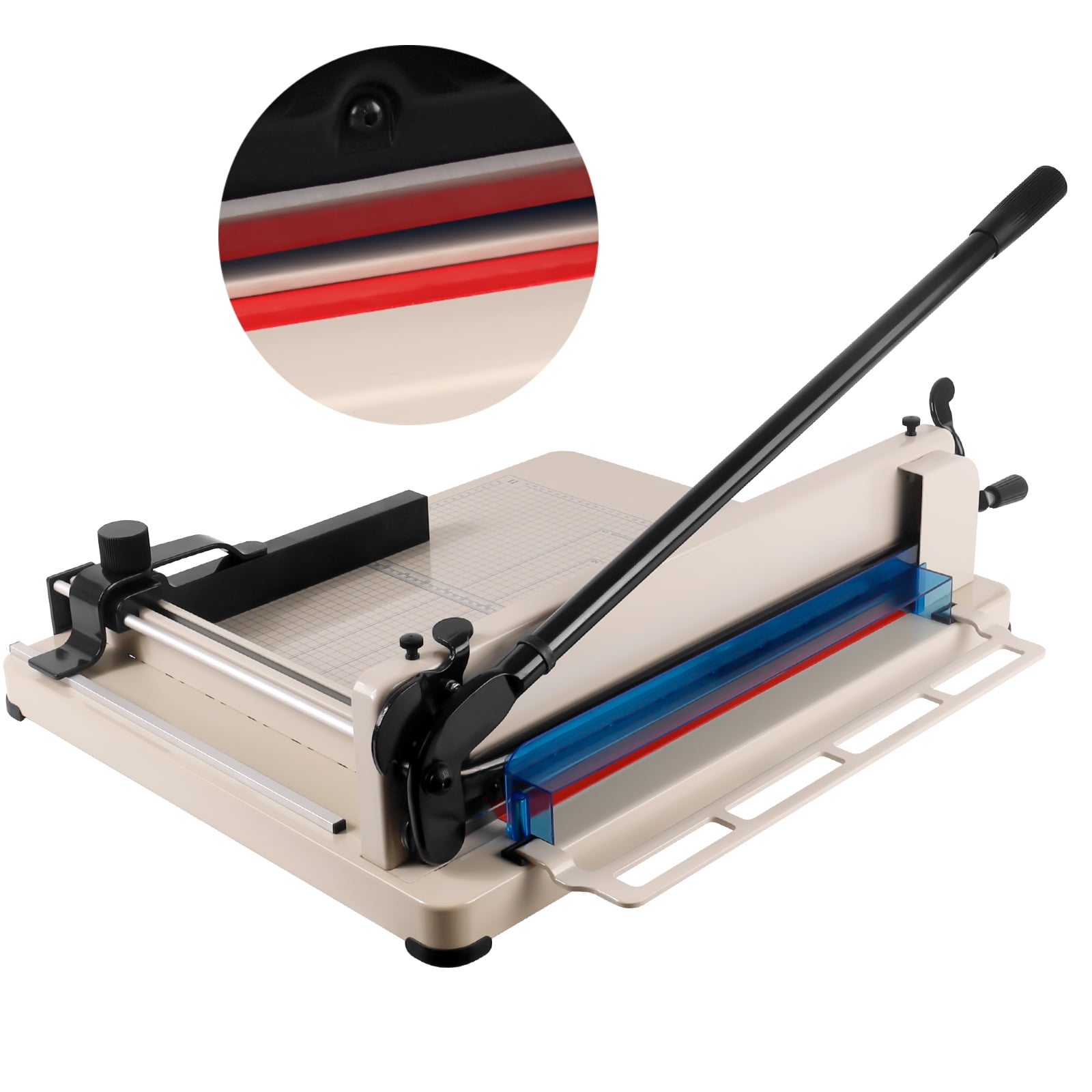 17" Guillotine A3 Paper Cutter, 400 Sheet Capacity, Heavy Duty, Toolbox ...