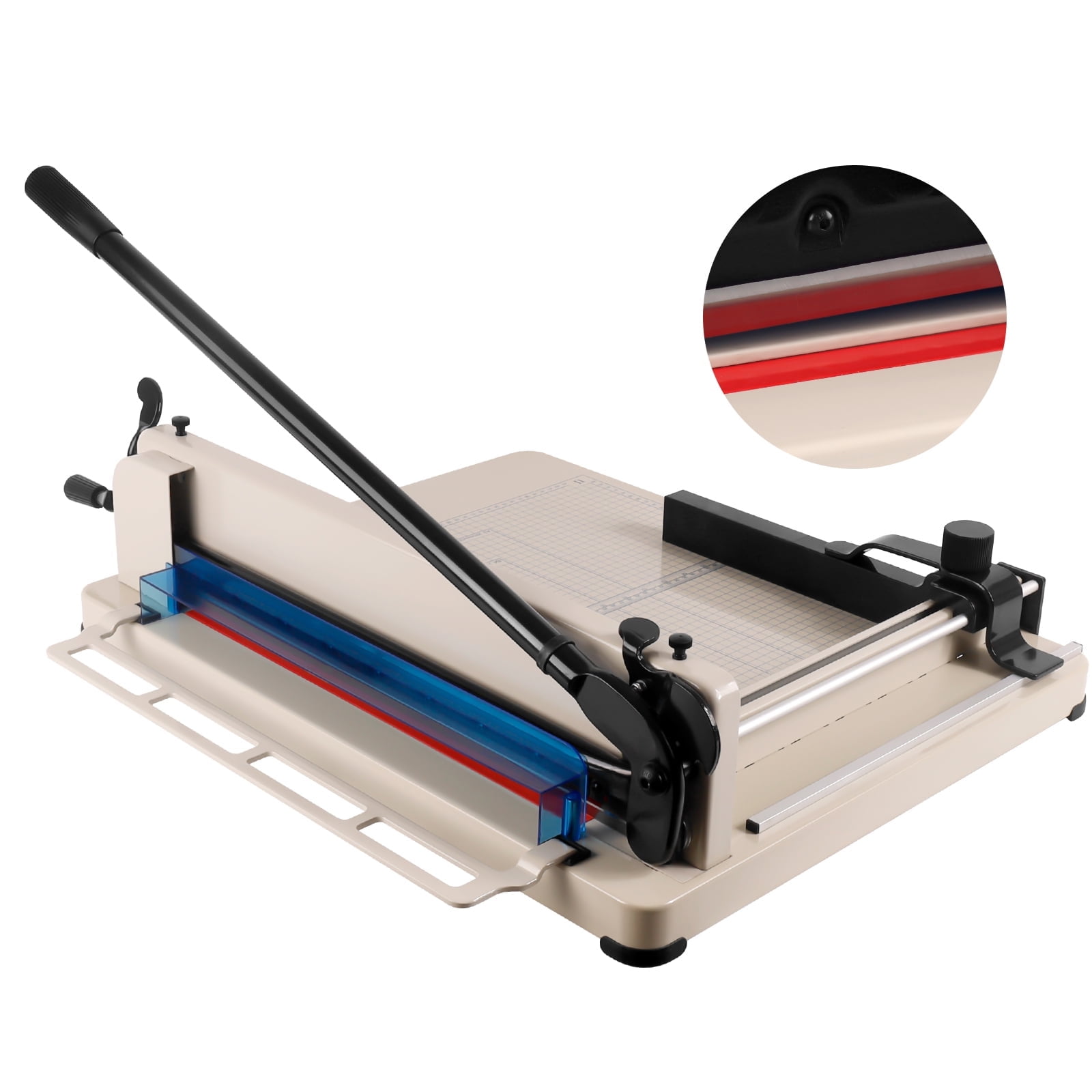 17" Guillotine A3 Paper Cutter, Solid Steel Construction, Heavy Duty ...