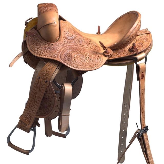 17" Hilason Classic Series Hand-Made Rodeo Bronc American Leather ...