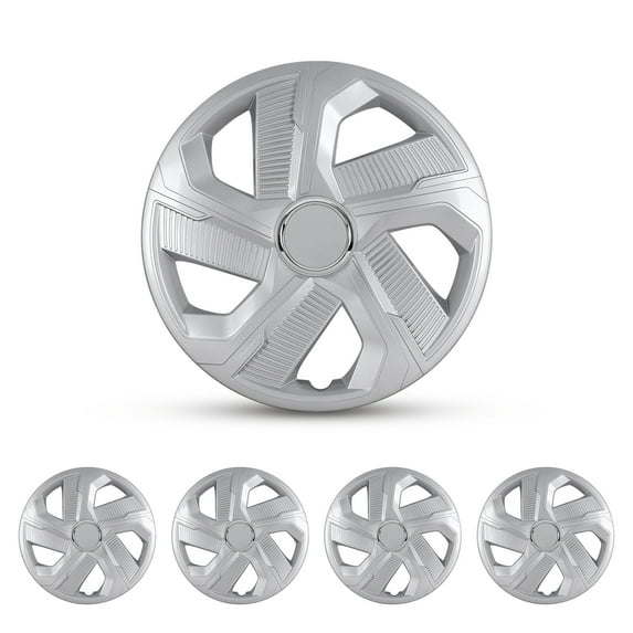 17" Hubcaps Universal Wheel Rim Covers, [Only Fit Iron Hub & Steel ...