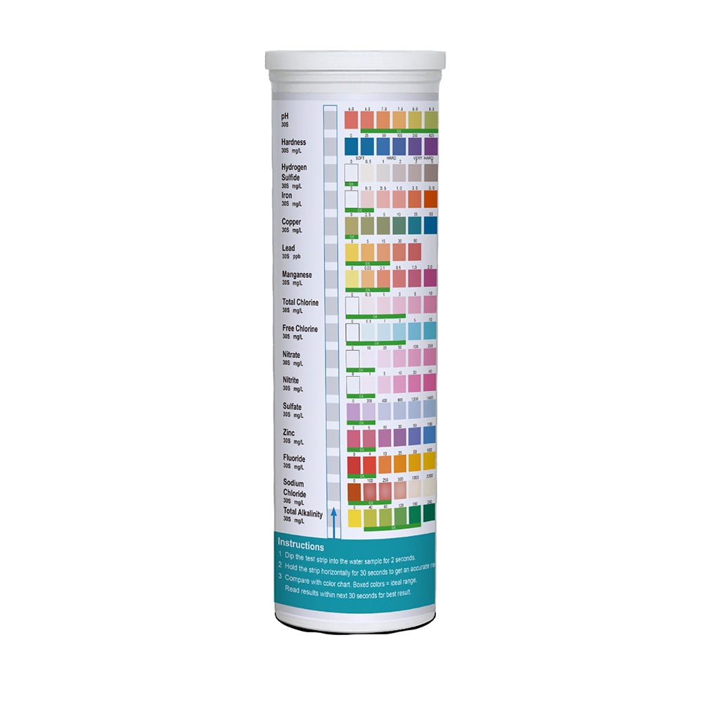 17 In 1 Drinking Water Quality Test Kit Hardness Test Bacteria Test Pad ...