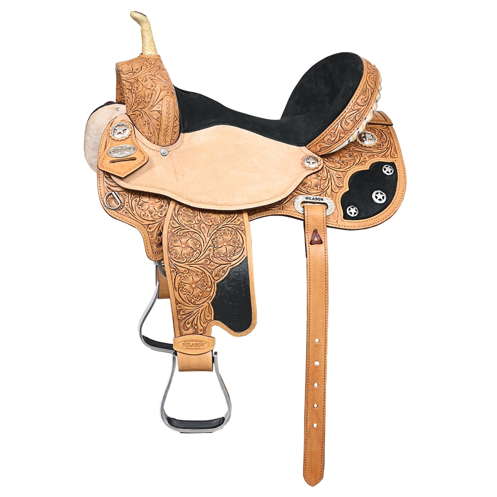17 In Western Horse Saddle American Leather Flex Trail Barrel Racing ...