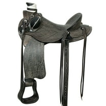 16 In Western Horse Saddle American Leather Ranch Roping Trail Hilason ...