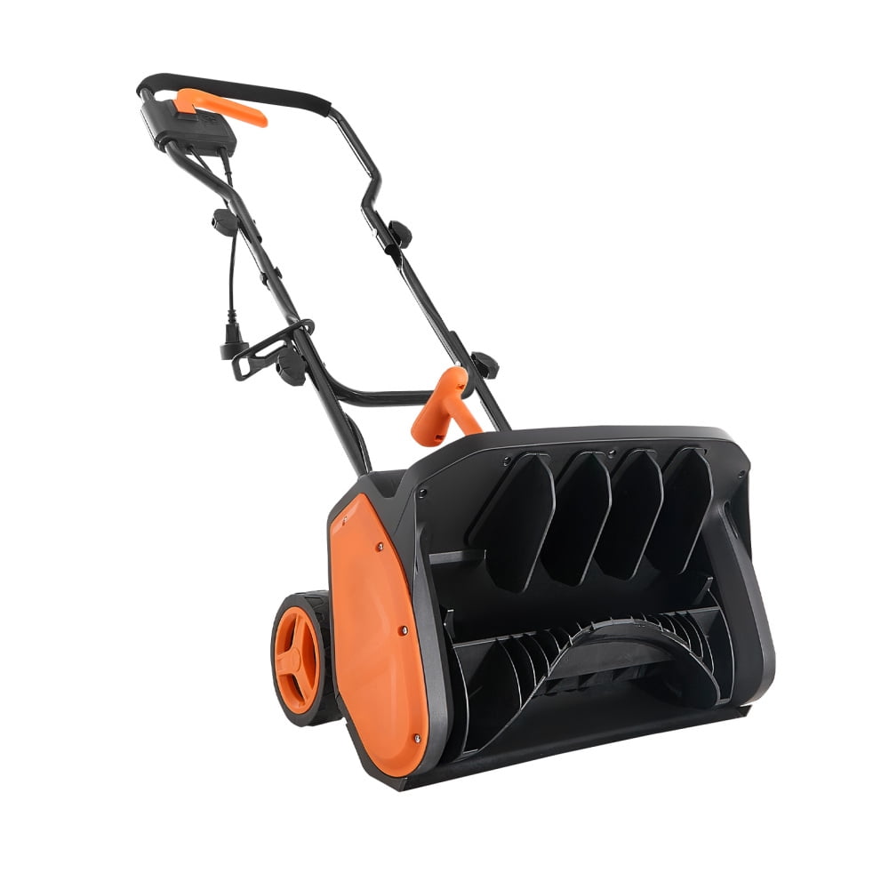 17-Inch 12A Electric Snow Shovel - 60° Adjustable Chute, 20 ft Throwing ...