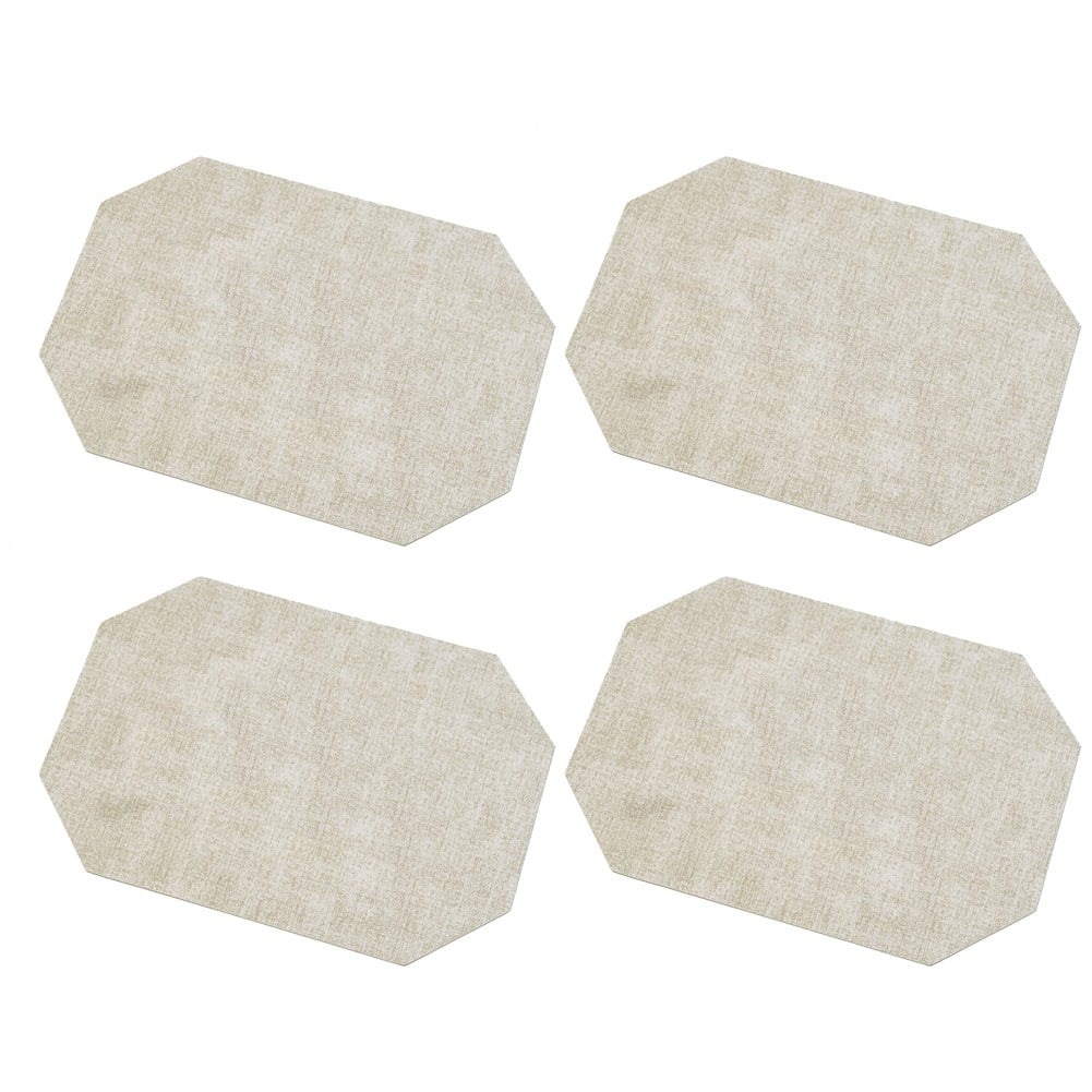 17-Inch 4 Pieces Placemats, Non-Slip Dinner Table Mats, Washable Heat ...