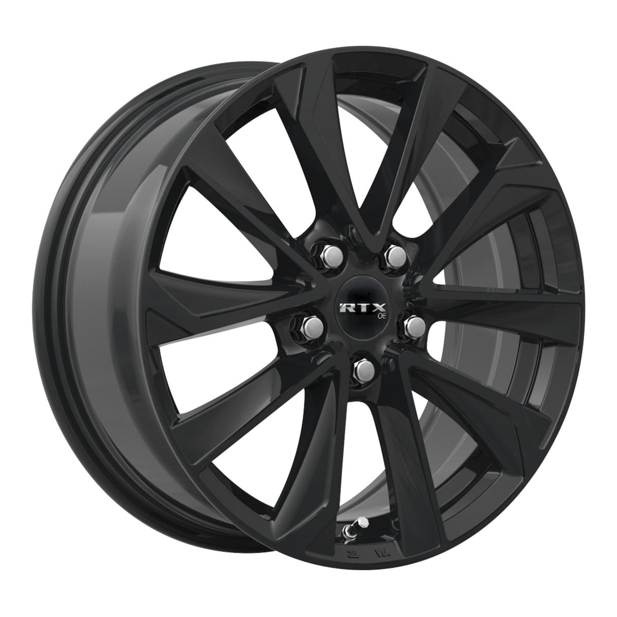 17 Inch Black Alloy Wheel Rim for Toyota Mirai, RTX 82872 17x7.5 5x114 ...