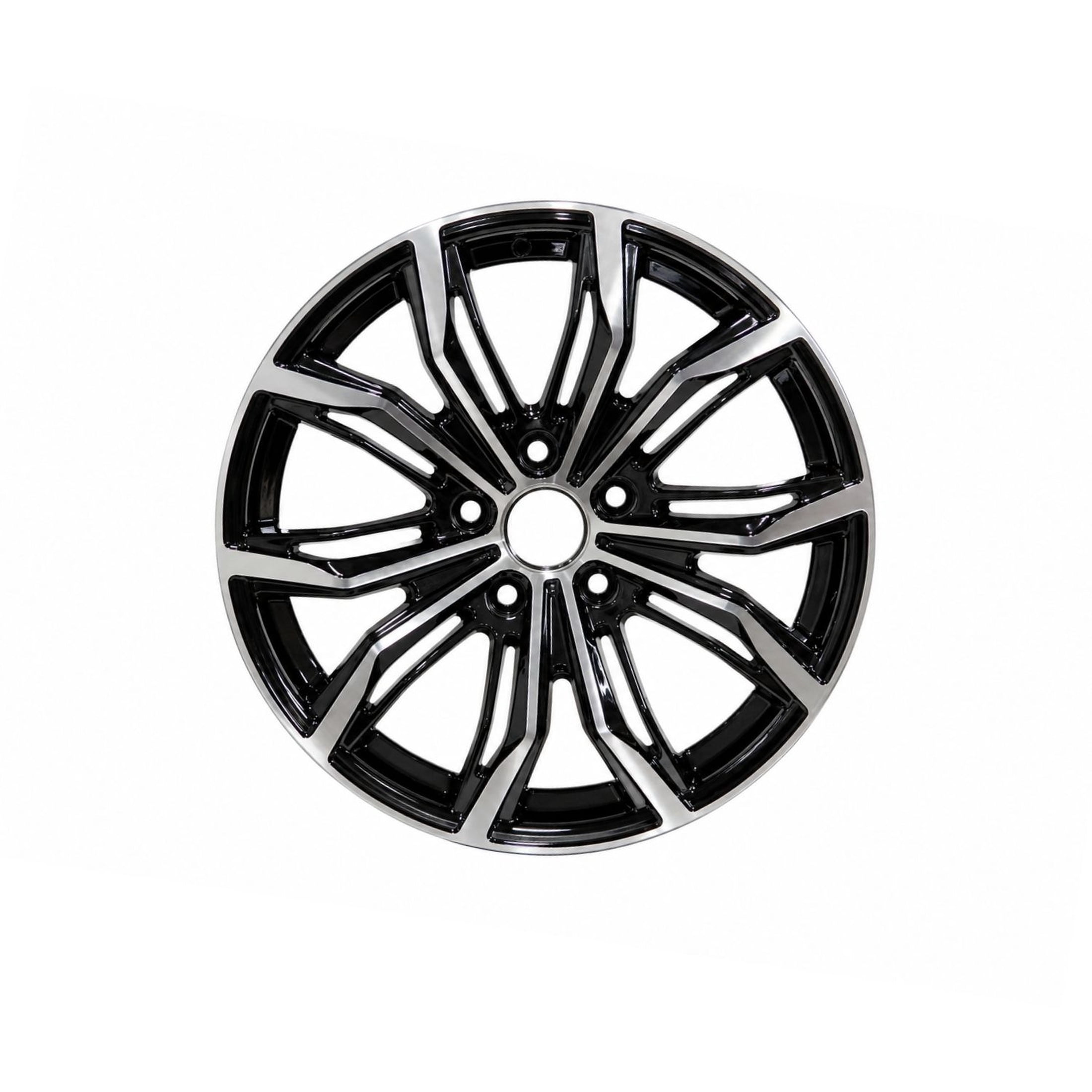 17 Inch Black Machined Alloy Wheel for Mercedes C350e 5 Lug C9OU ...