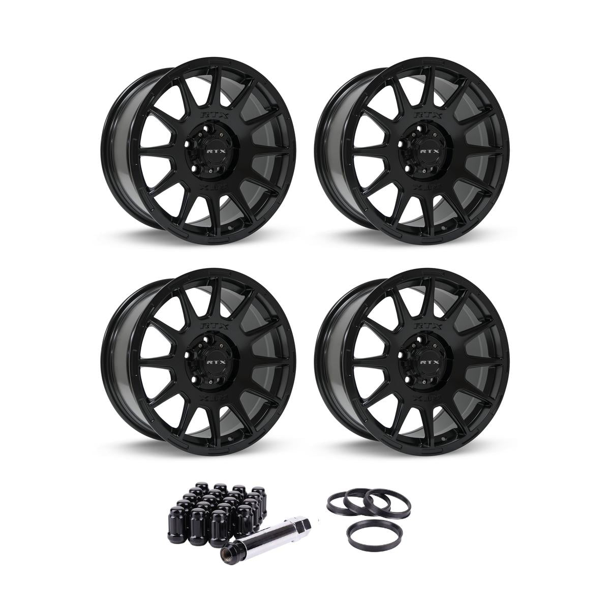 17 Inch Black Rims (Set of 4) for 1999-2008 Acura TL, RTX 82821-AQ ...