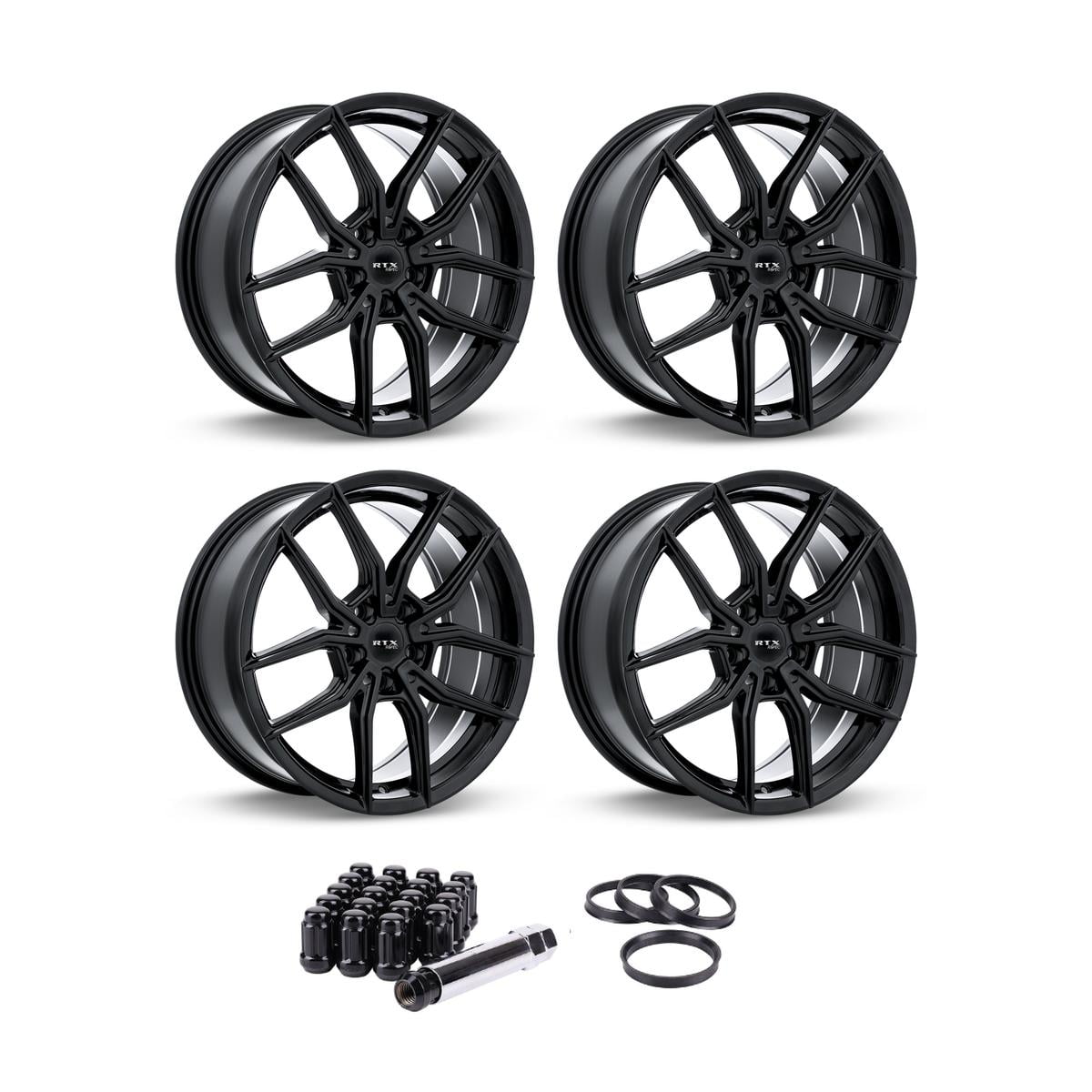 17 Inch Black Rims (Set of 4) for 2000-2007 Chevrolet Monte Carlo, RTX ...