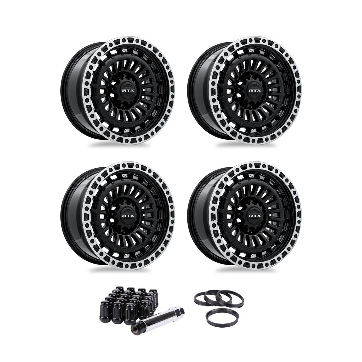 17 Inch Black Rims (Set of 4) for 2003-2005 GMC Safari, RTX 83131-CC ...