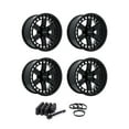 17 Inch Black Rims (Set of 4) for 2005-2024 Nissan Frontier, RTX 163768 ...