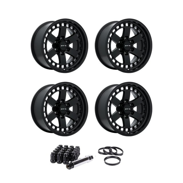 17 Inch Black Rims (Set of 4) for 2005-2024 Nissan Frontier, RTX 163768 ...