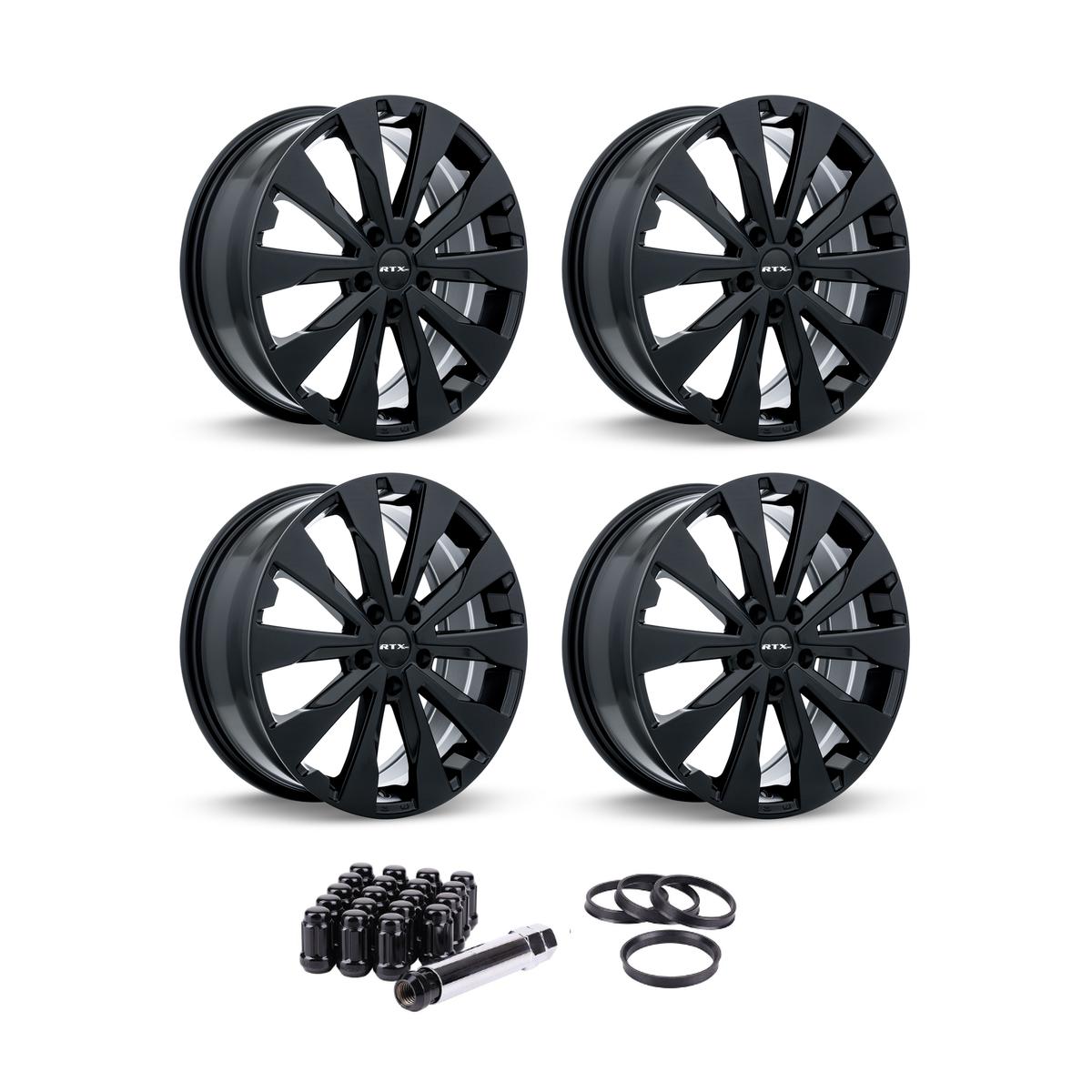 17 Inch Black Rims (Set of 4) for 2006-2007 Subaru B9 Tribeca, RTX ...