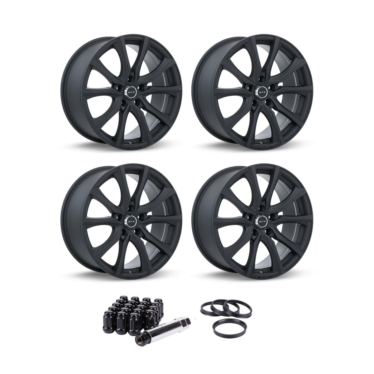 17 Inch Black Rims (Set of 4) for 2013-2016 Mini Cooper Paceman, RTX ...